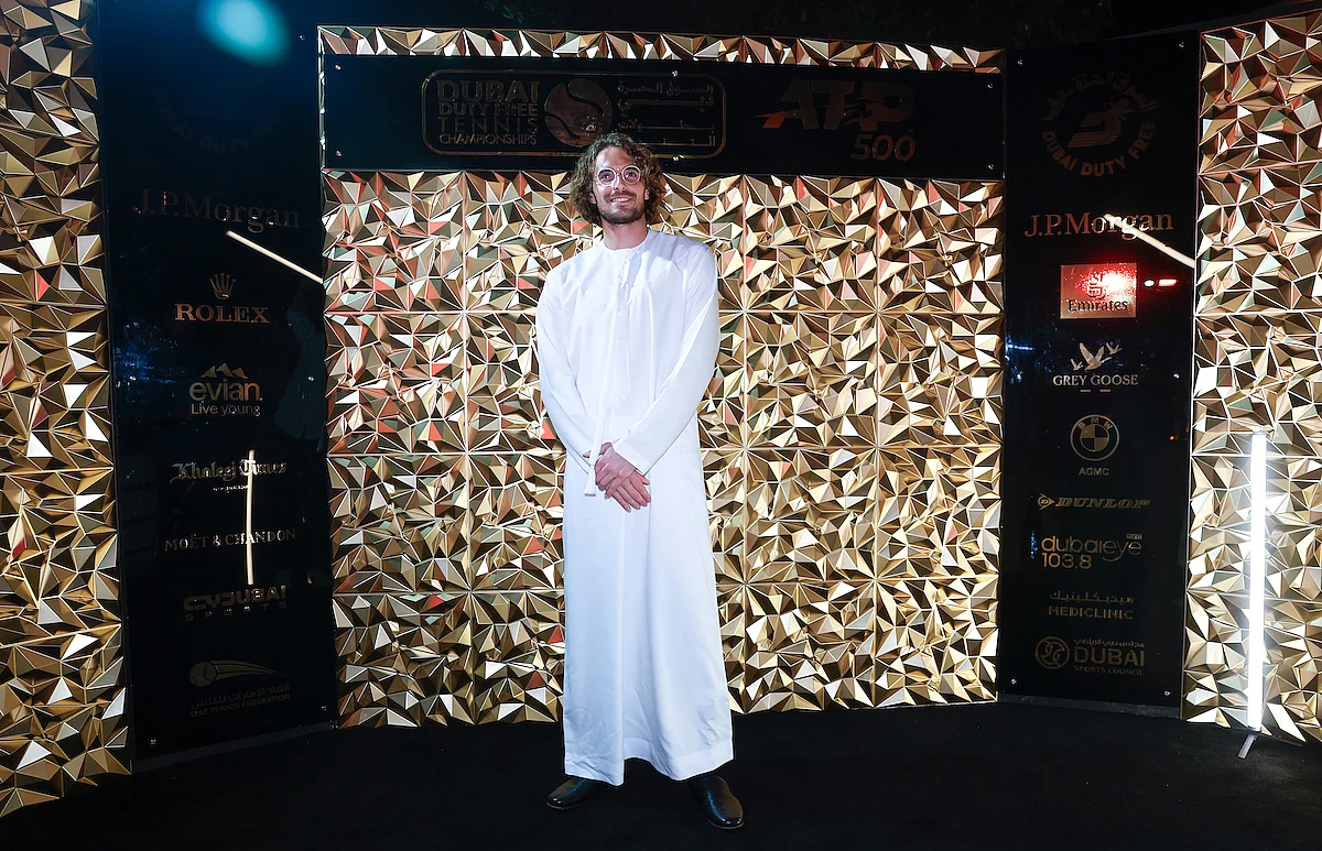 Dubai: Greek star Tsitsipas steals the show at ATP Players' Party ...