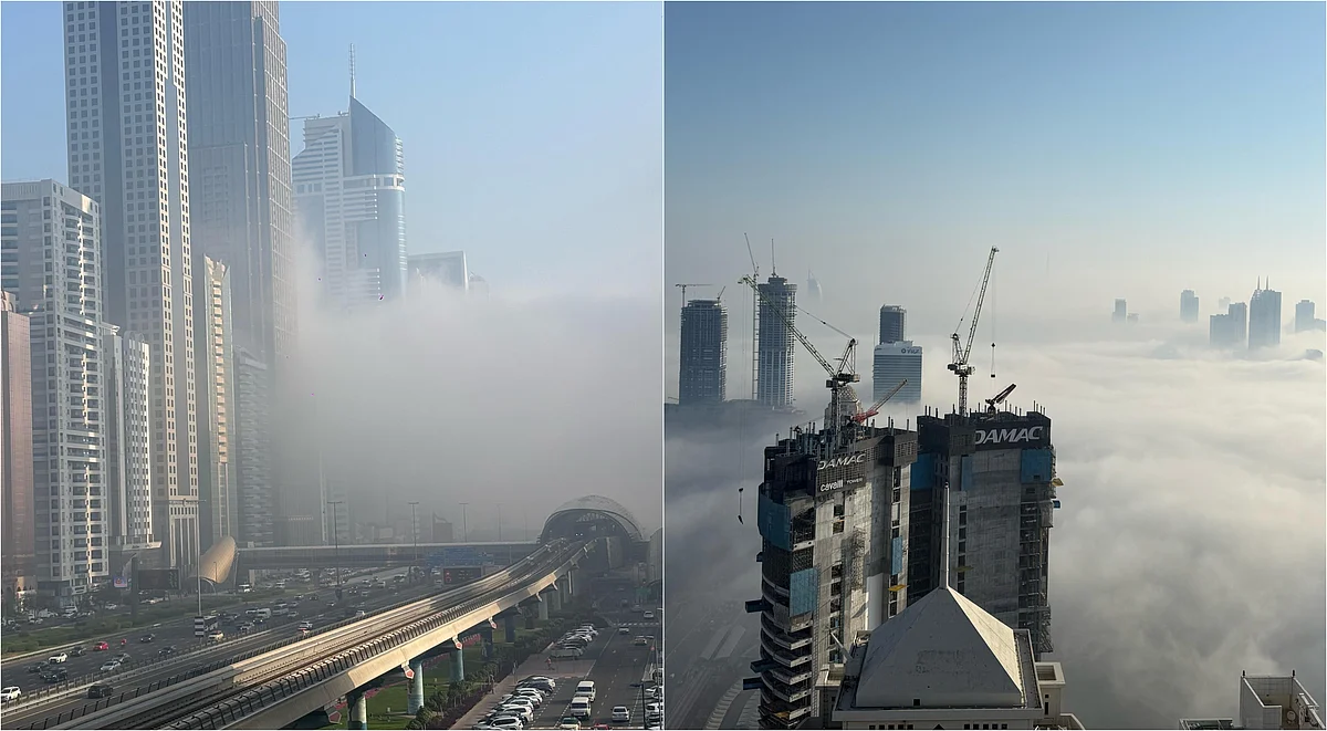 UAE weather: Monster fog envelops parts of Dubai, Abu Dhabi; red alert ...