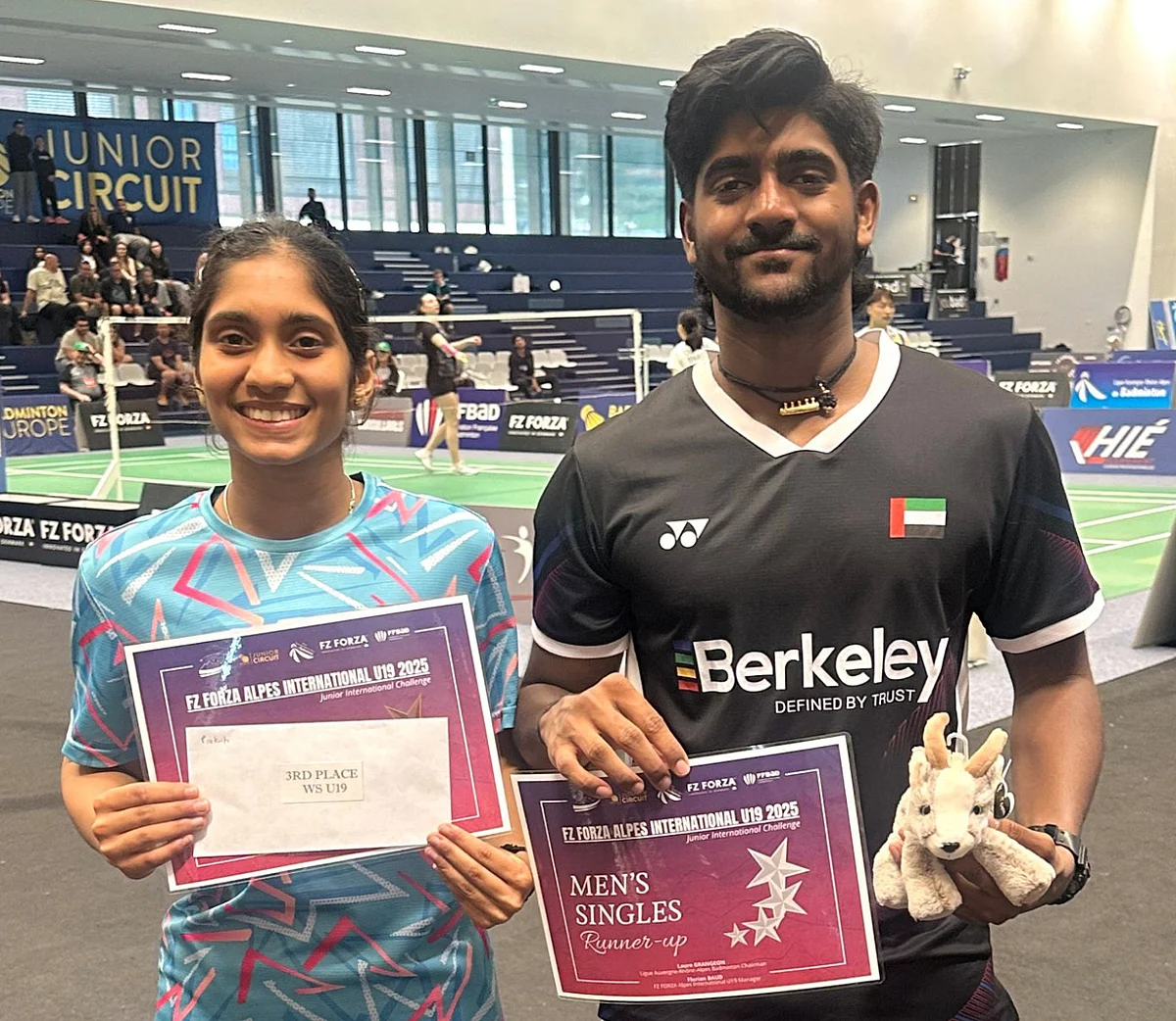 UAE badminton stars win medals at ALPES International in France ...