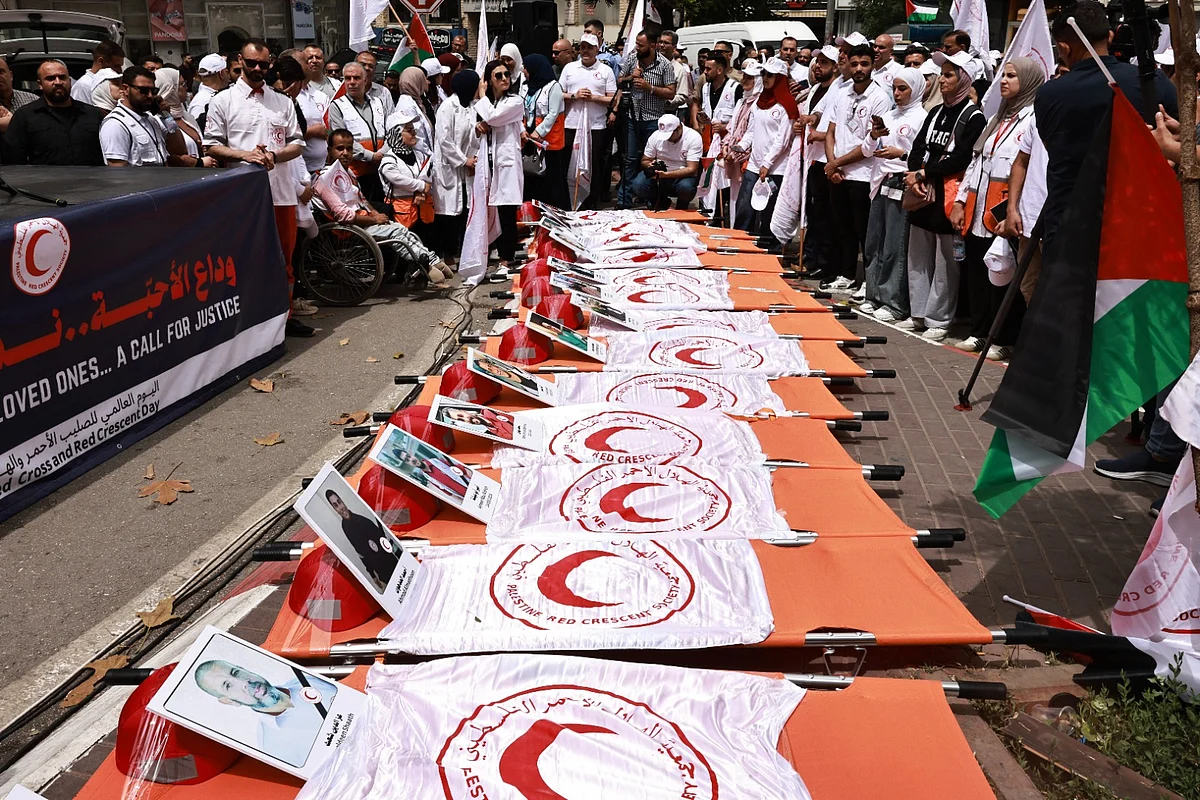 Palestinian Protest: Calls for Protection of Medical Workers in ...