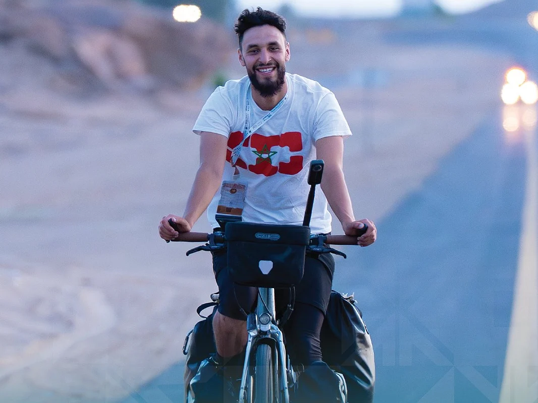 Watch: Hajj pilgrim from Belgium cycles his way to Makkah in 4,500km journey | Khaleej Times