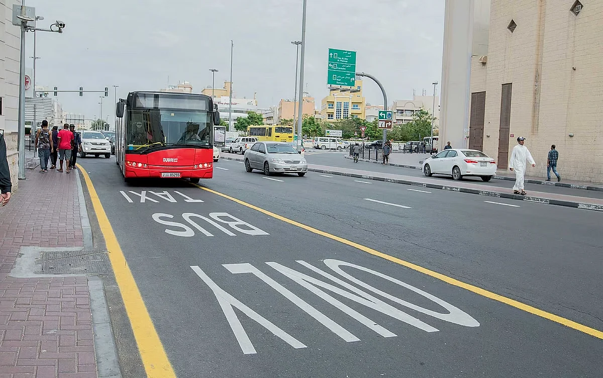 Dubai's RTA to add 6 new bus, taxi lanes to cut travel time by 41% ...
