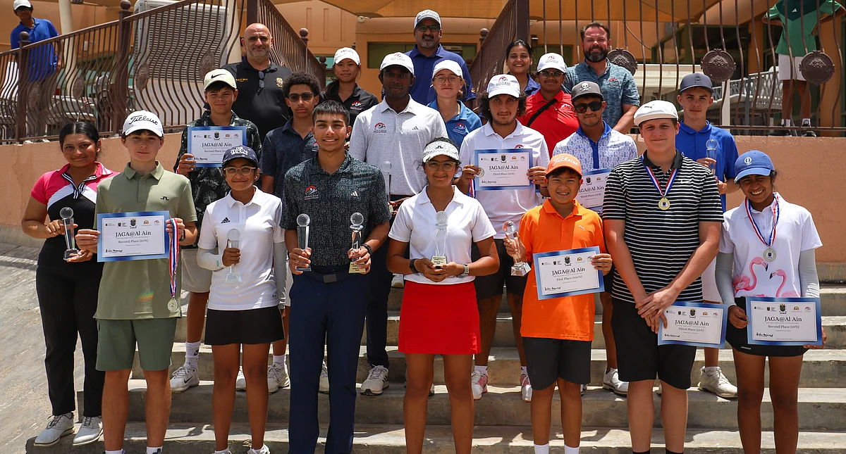 Golf Triumph: Ananyaa & Rayan Excel at Al Ain JAGA Open, Secure UAE ...