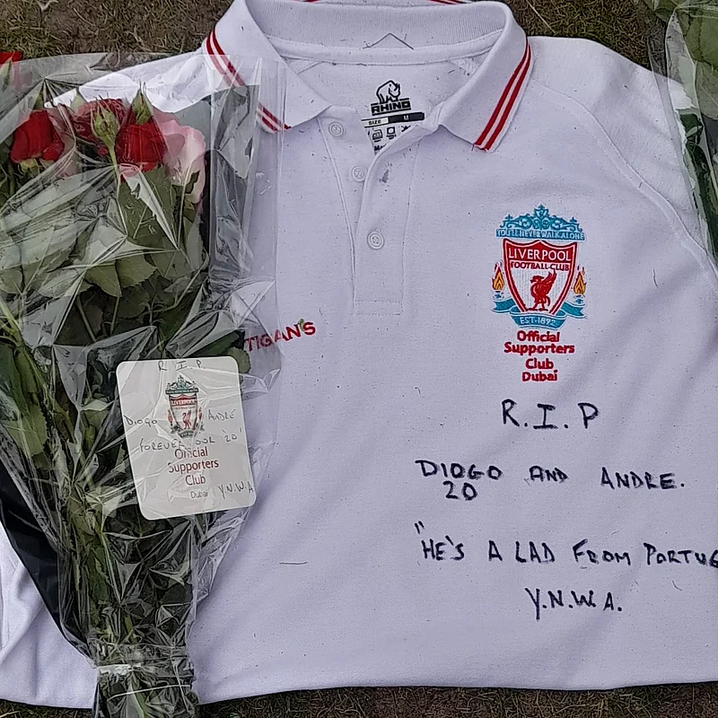 Look: Dubai's official Liverpool supporters pay tribute to Jota ...