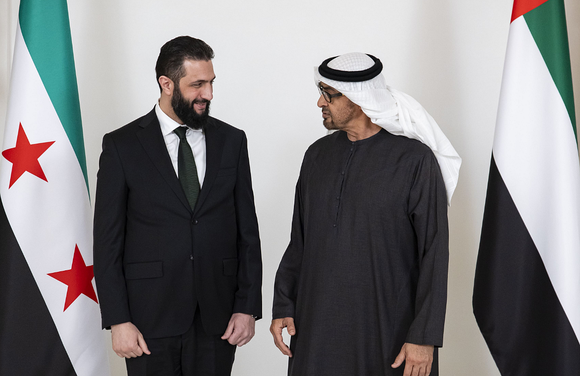 UAE: Sheikh Mohamed receives Syria's Ahmed Al-Sharaa, discusses ...