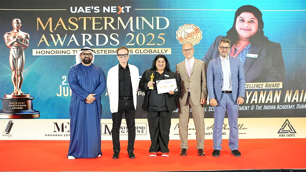 Geetha Narayanan Nair honoured with ‘Education Leader Excellence Award’ at UAE’s Next MasterMind ...