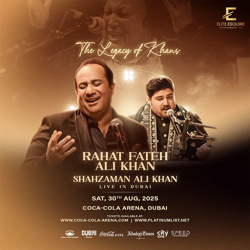 Rahat Fateh Ali Khan, son Shazaman to perform live on stage | Khaleej Times