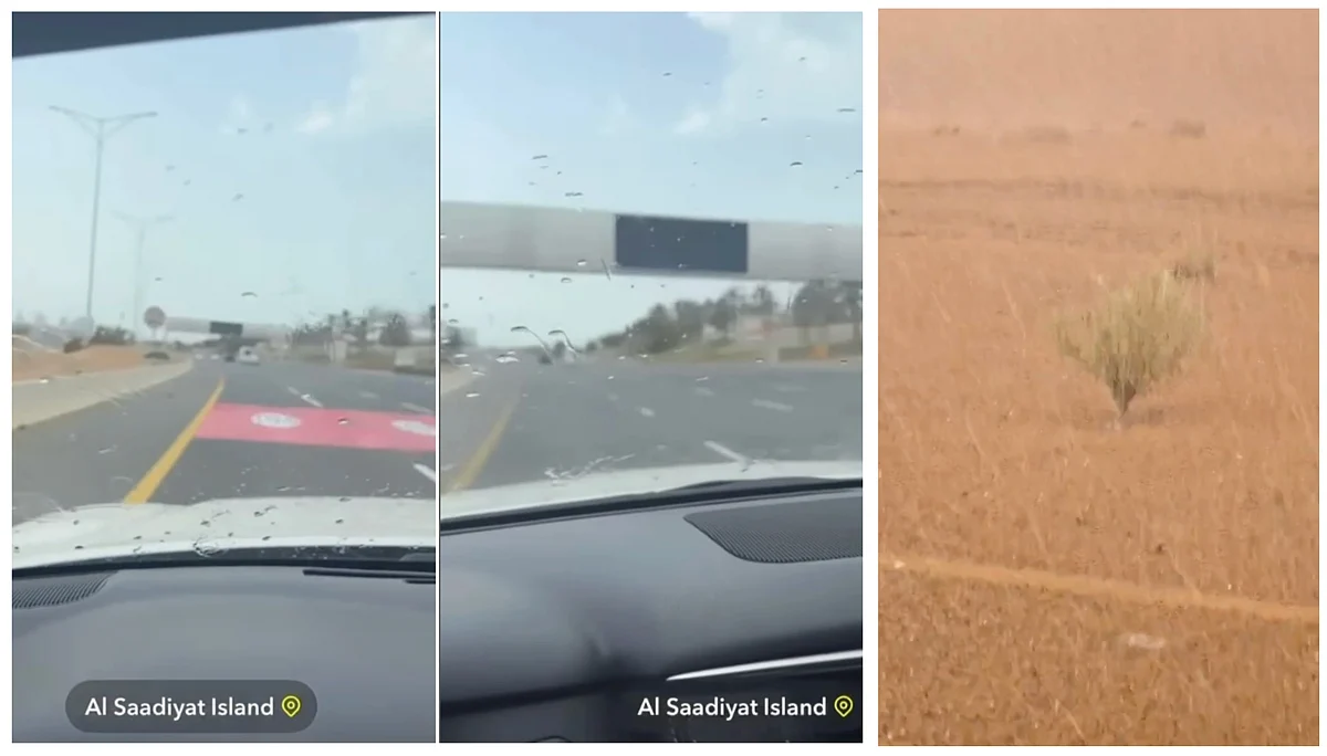 Watch: Hail, heavy rains hit parts of UAE; orange alert issued ...