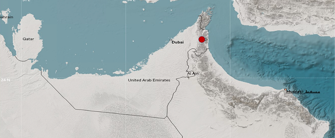 Minor earthquake hits Oman's Madha region located in Fujairah | Khaleej ...