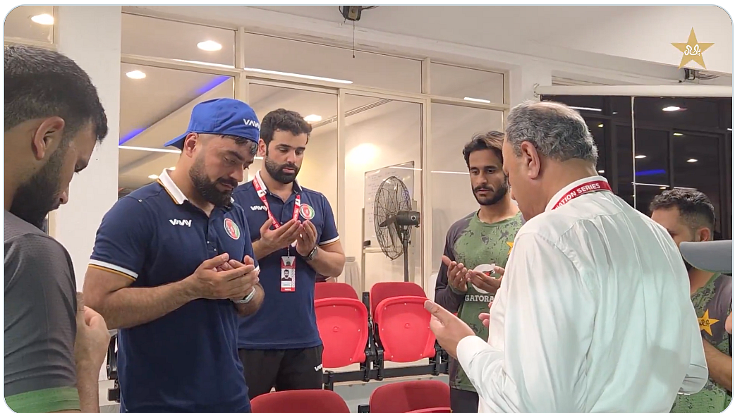 Watch: Pakistan team pays tribute to Rashid Khan's brother after T20 ...