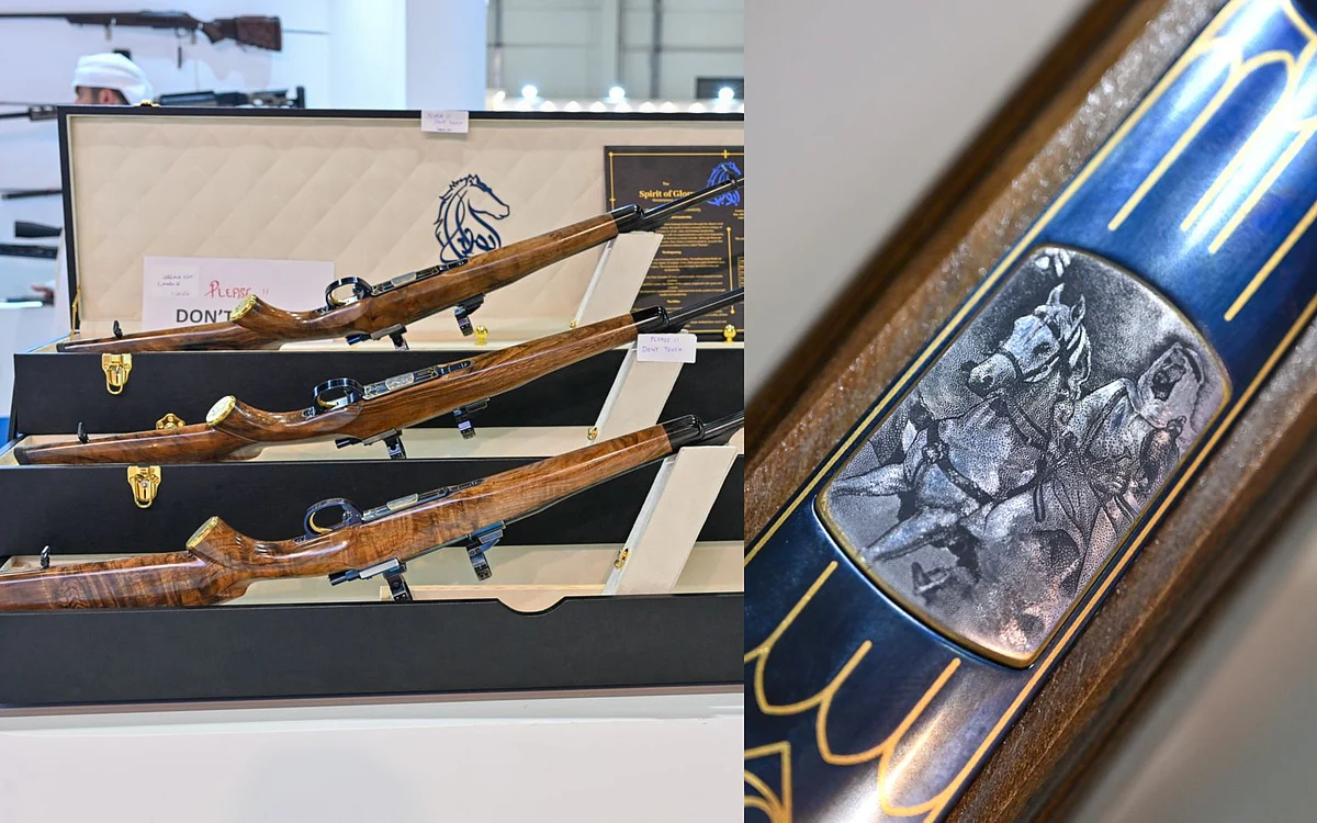 Abu Dhabi: Dh4 million gold-inlaid rifles pays tribute to UAE Founding ...