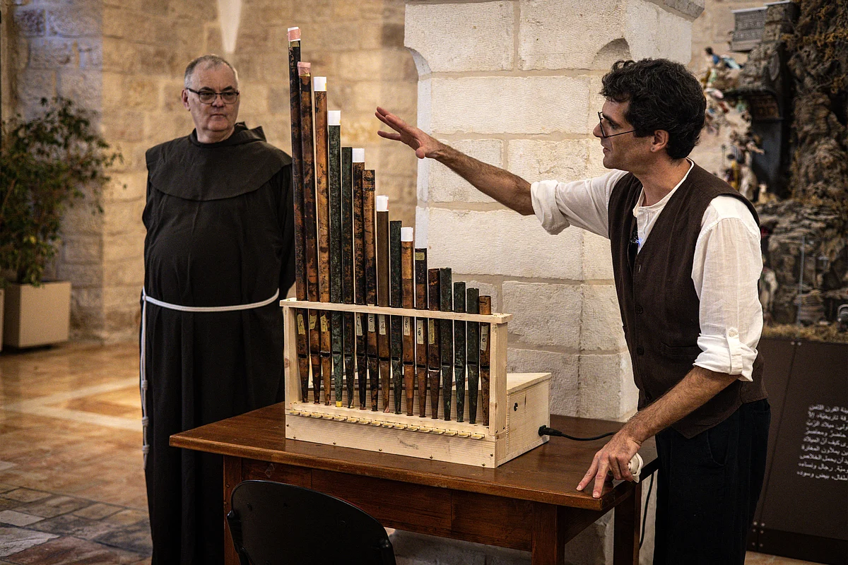 Silent for 800 years, medieval organ sings again in Jerusalem | Khaleej ...