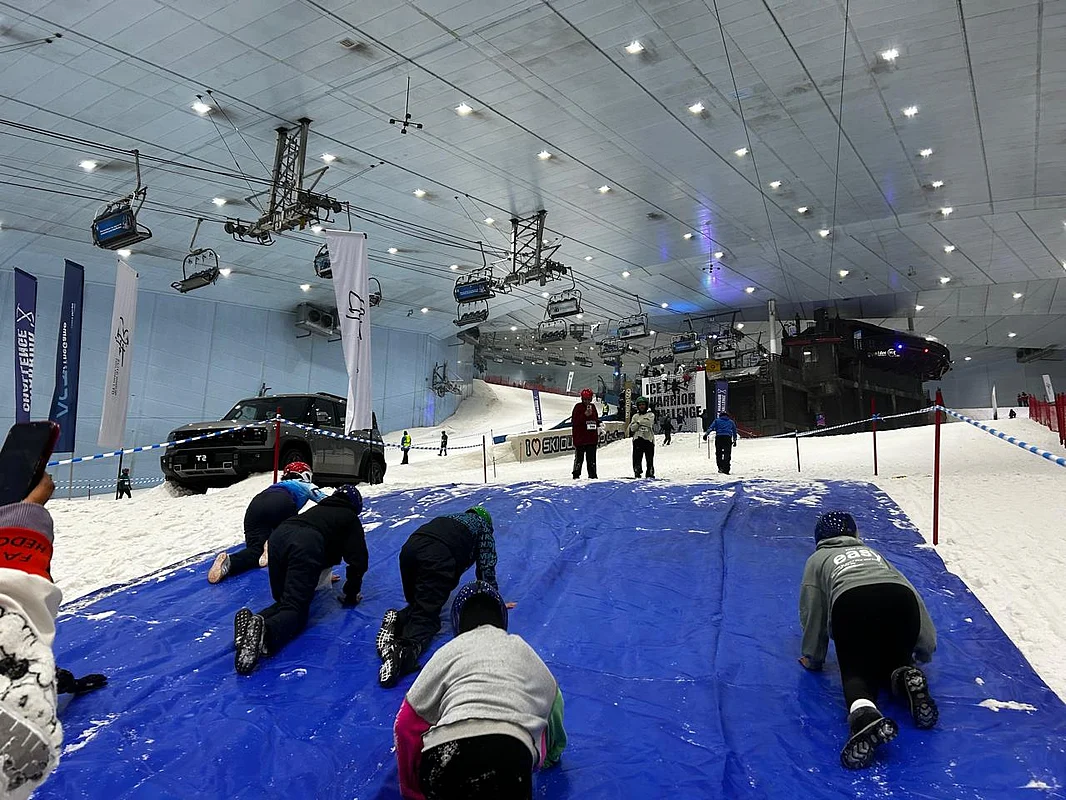 Ice warrior challenge in UAE desert: How I navigated a snowy maze ...