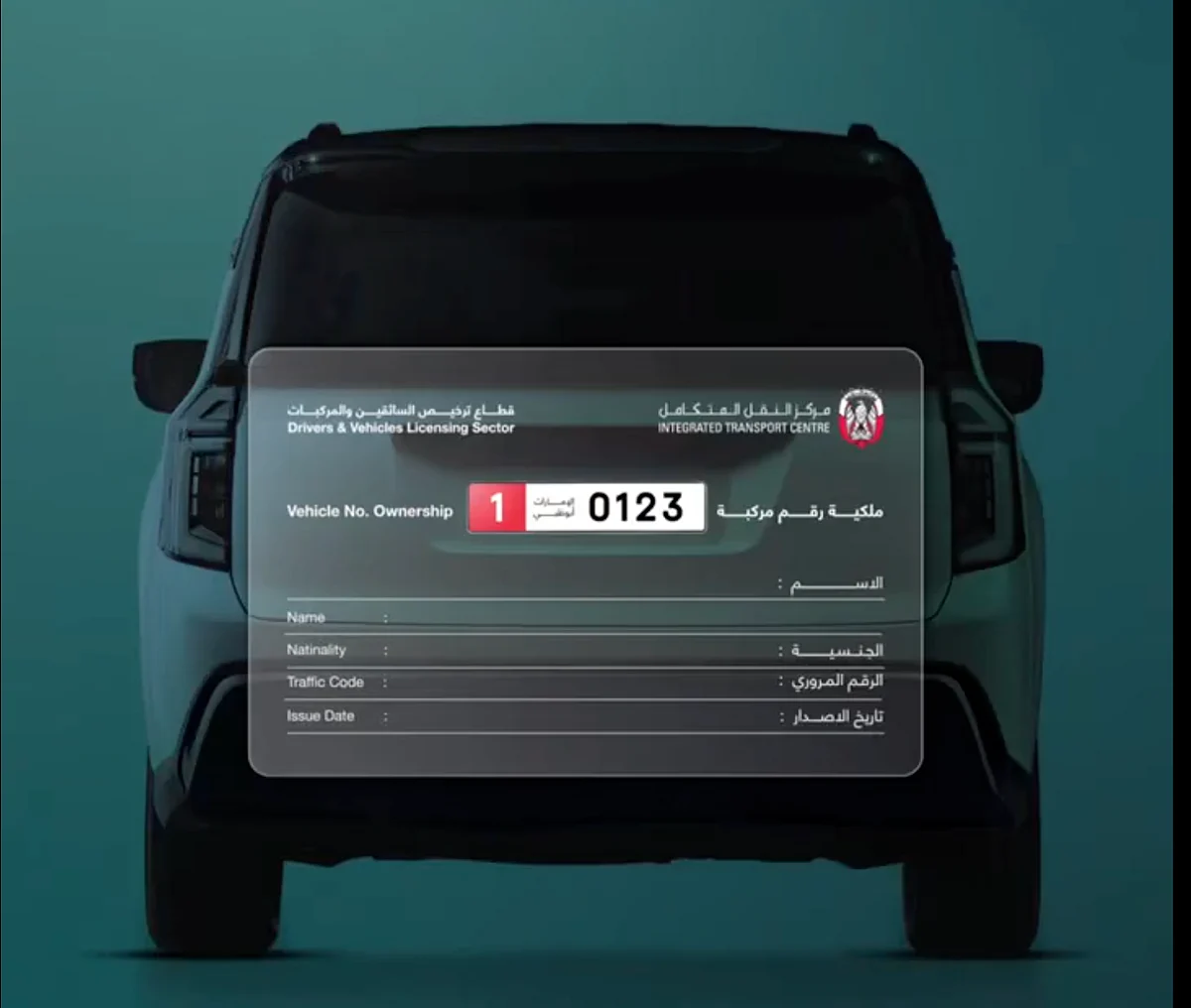 Abu Dhabi launches new identity cards for special car, motorcycle ...