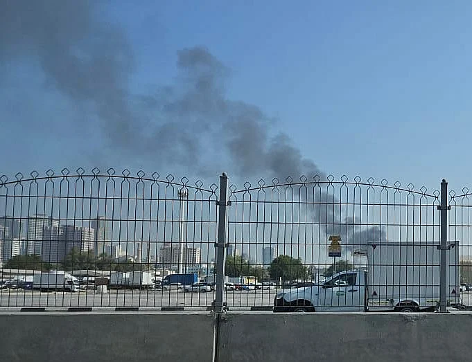 UAE: Fire breaks out in Sharjah's Industrial Area near Al Khan Bridge ...
