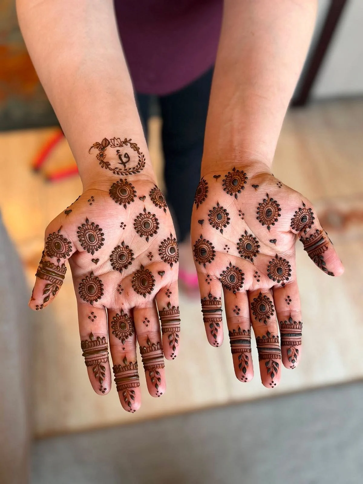 Photos: From floral to crescents, different henna designs for Eid 2026 ...