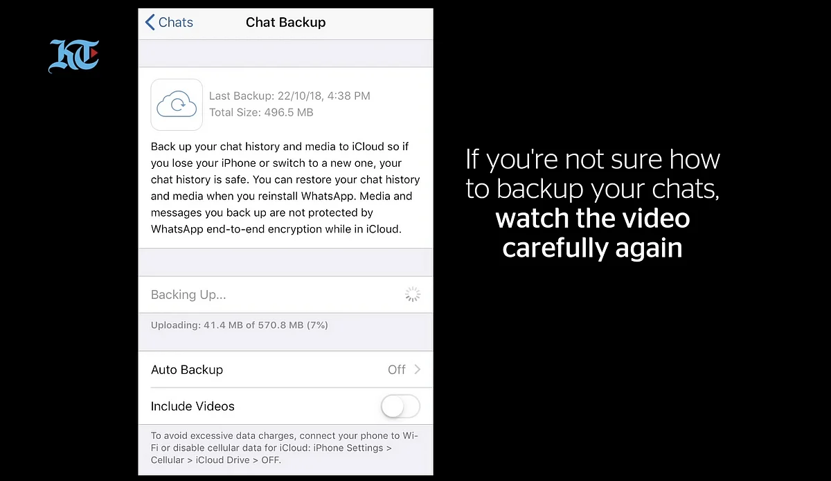 Here's why you need to backup your WhatsApp chats ASAP