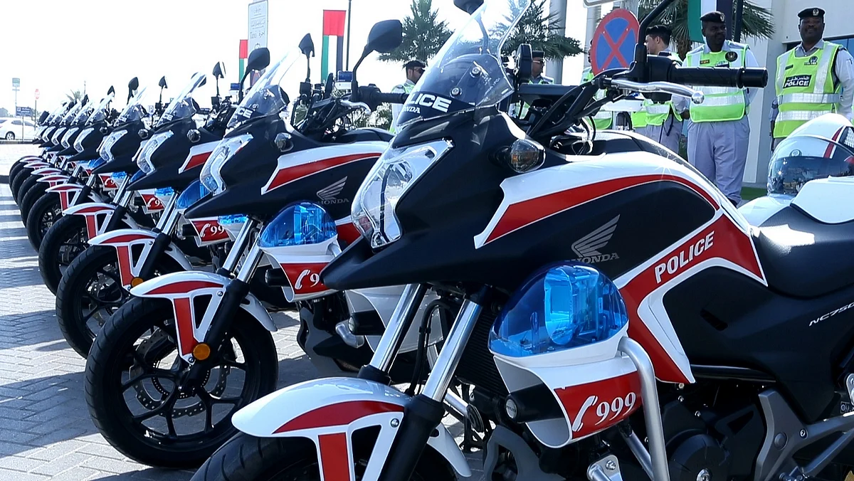 Ajman Police launch 20 patrol bikes | Khaleej Times