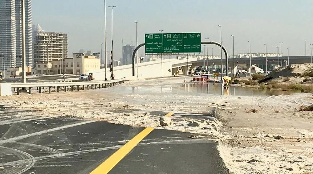 Burst water pipes cause congestion in Dubai’s Discovery Gardens ...