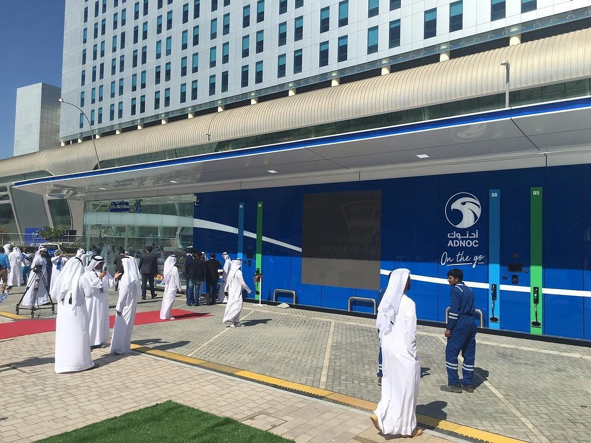 ADNOC launches drive thru free fuel station service | Khaleej Times
