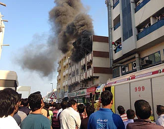 Fire breaks out in Ayal Nasir area in Deira | Khaleej Times