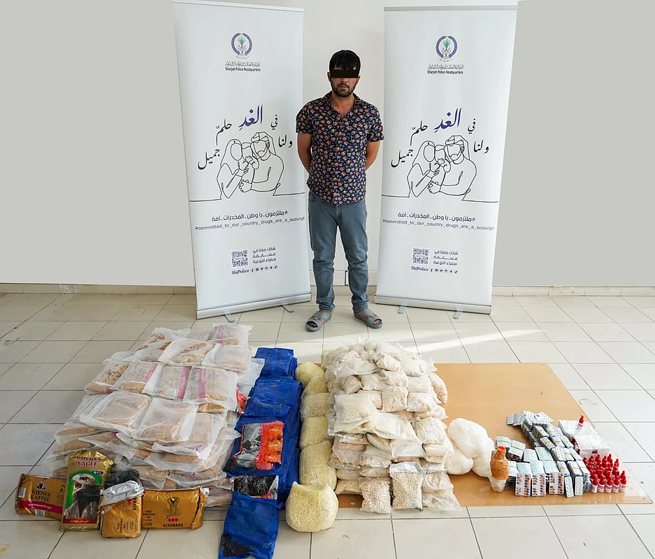 UAE: Over 200kg drugs seized as cops raid villa | Khaleej Times