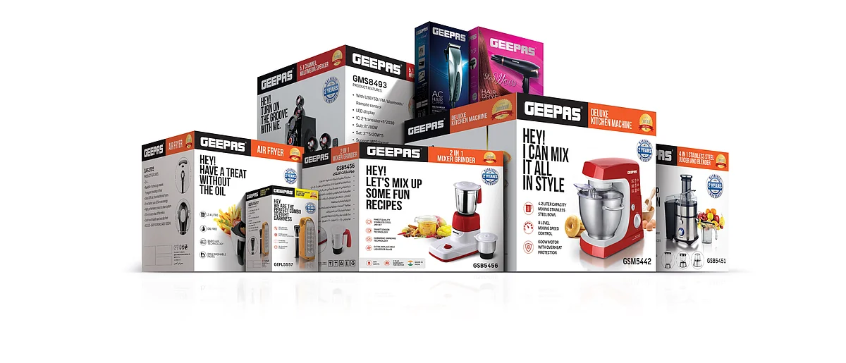 Geepas launches new look packaging | Khaleej Times