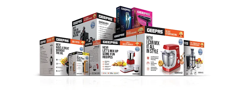 Geepas launches new look packaging