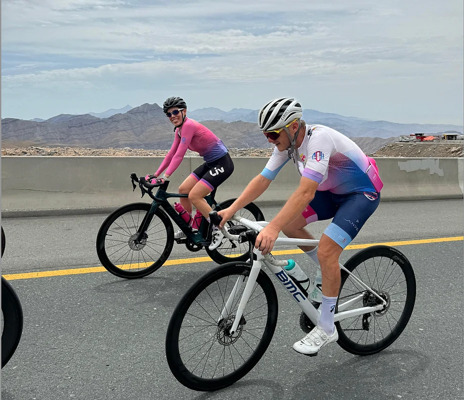 Dubai: Diabetic, double cancer survivor cycles up UAE's tallest peak 21 ...