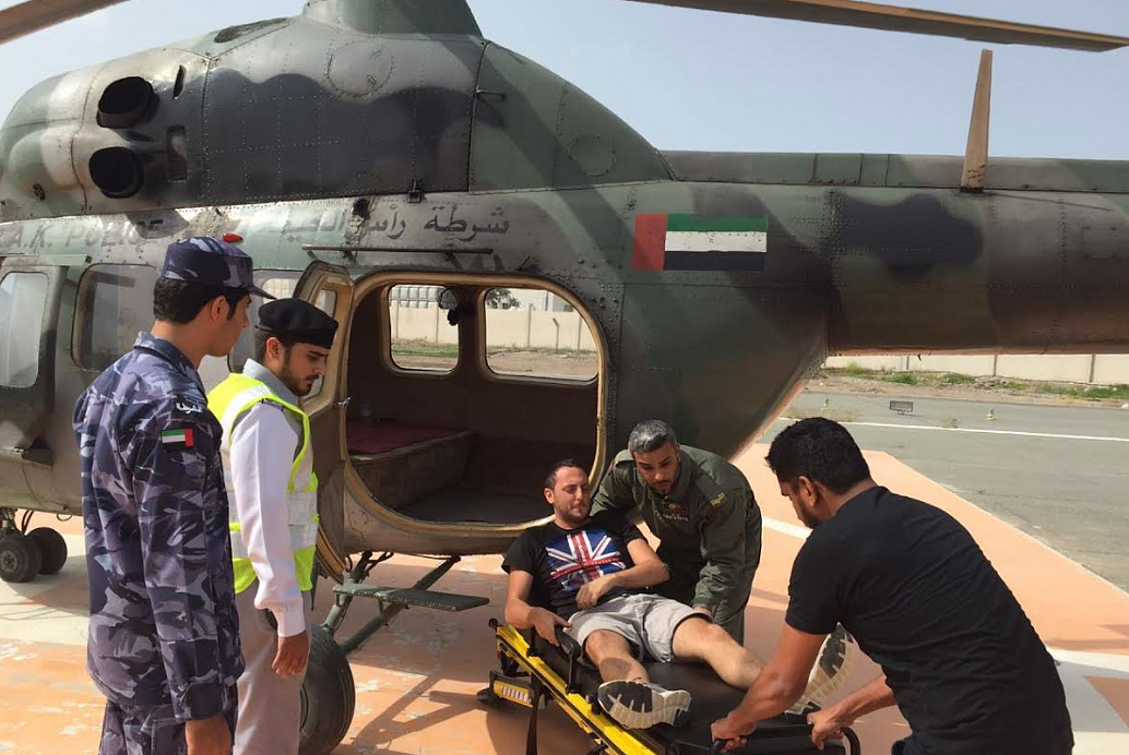RAK Police air wing carry out 135 rescue operations