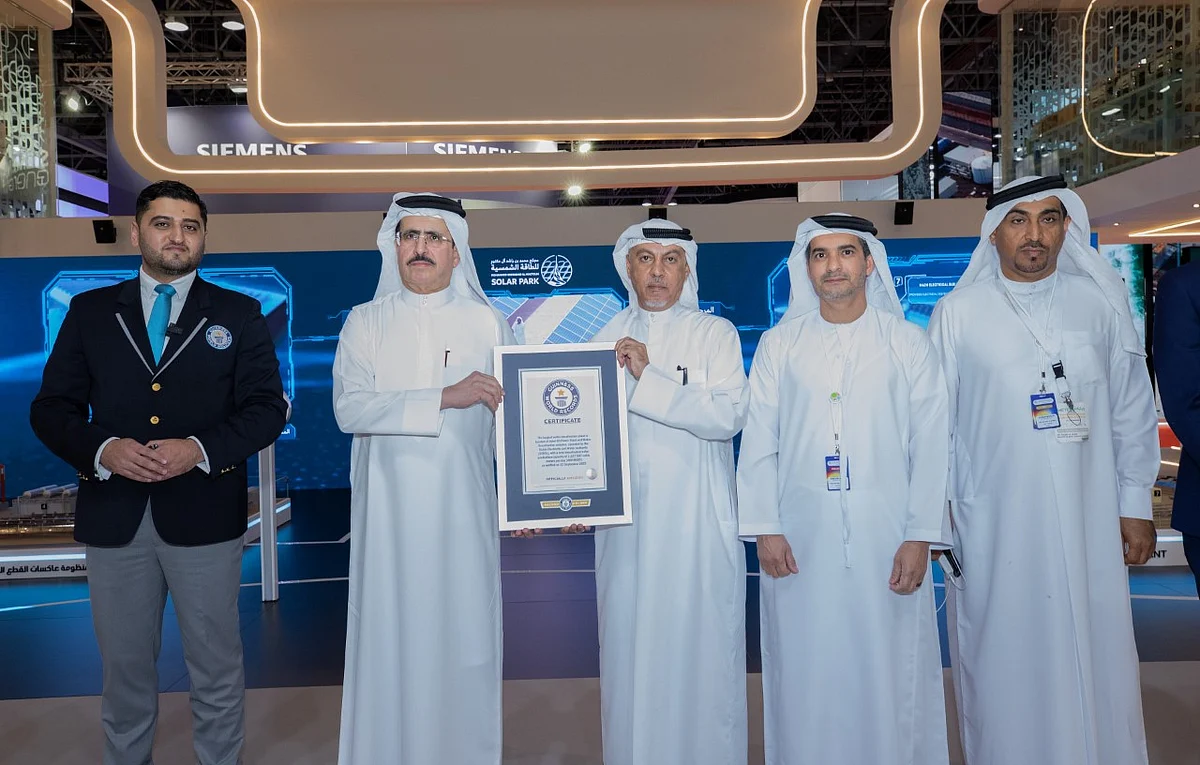 Dubai: Dewa plant enters Guinness World Records for second time