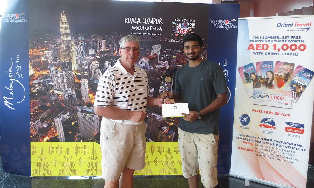 Suraj tastes success in sunny Sharjah