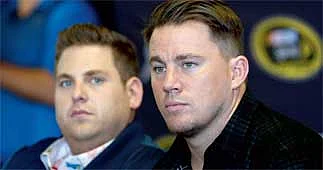 Tatum, Hill promote 22 Jump Street at NASCAR race