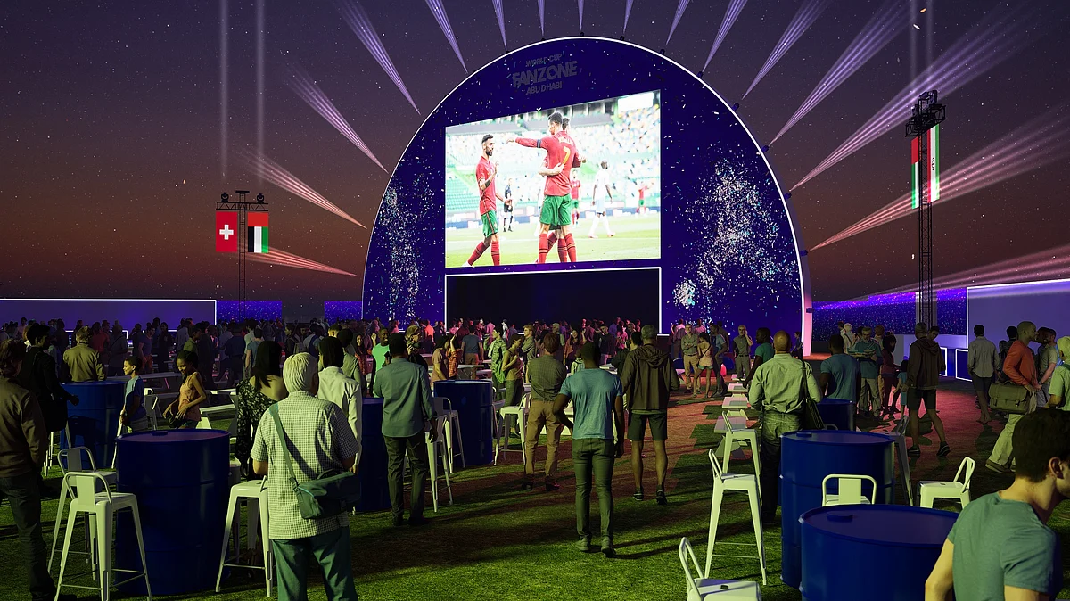 Giant LED screen, VIP lounge: New Abu Dhabi 'Fanzone' to allow football ...
