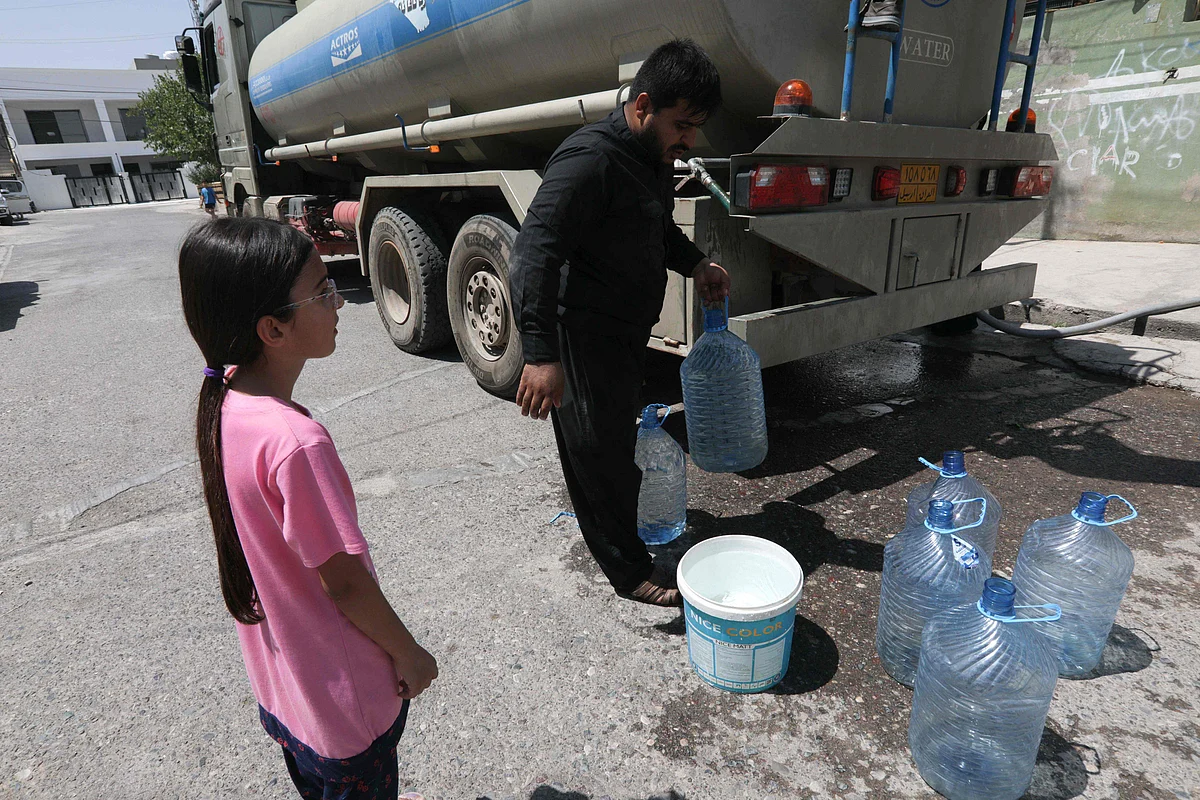In Iraq's summer, residents of Kurdistan's Arbil ache for water ...