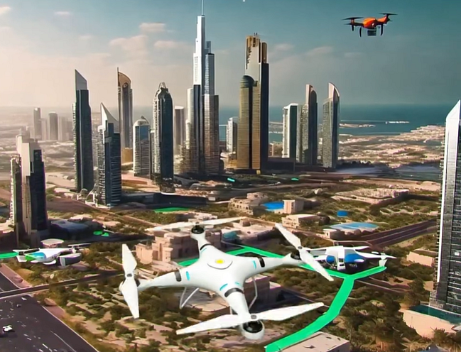 Dubai: Vertical airports? Second phase of drone delivery project ...