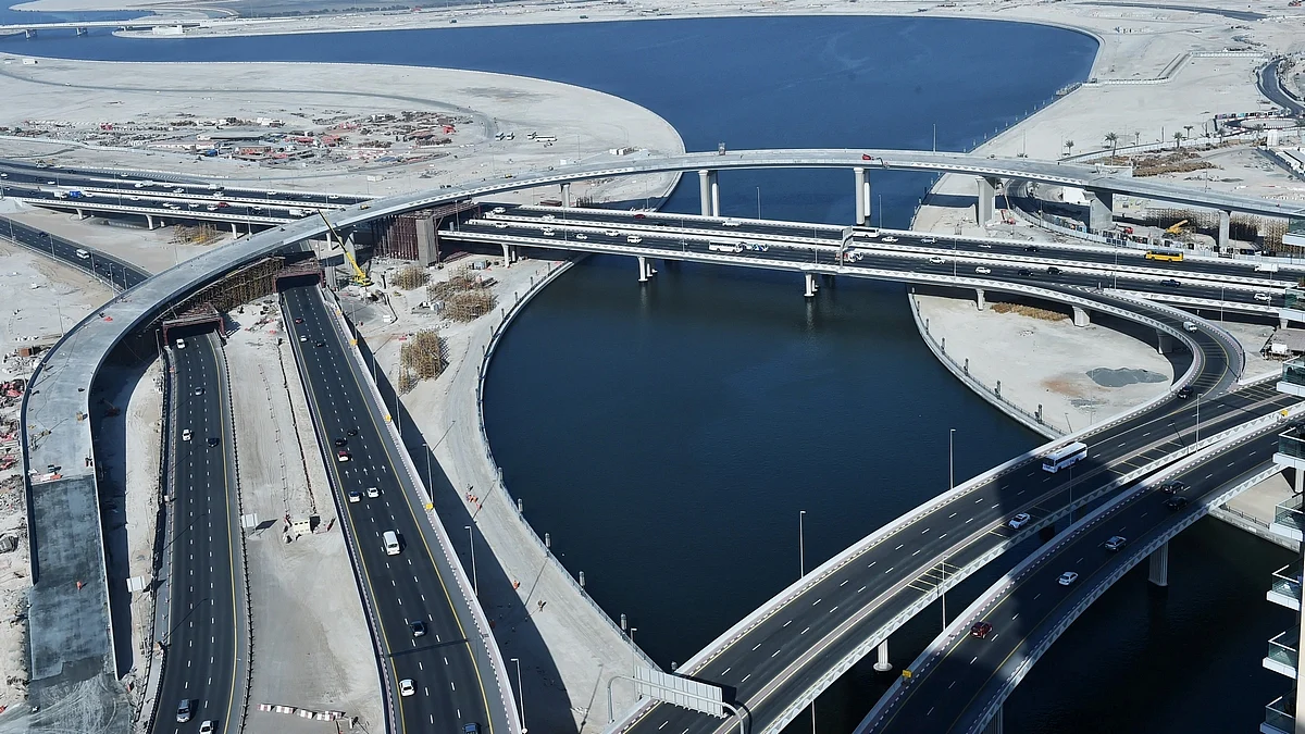 Dubai: New bridge opens on Al Khail road to improve traffic towards ...