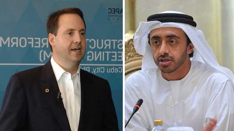Shaikh Abdullah meets Australian Minister for Trade | Khaleej Times
