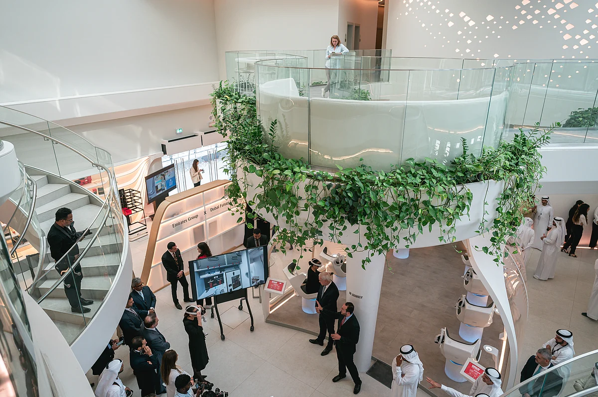 Emirate Pavilion at Expo transforms into high-tech aviation hub ...