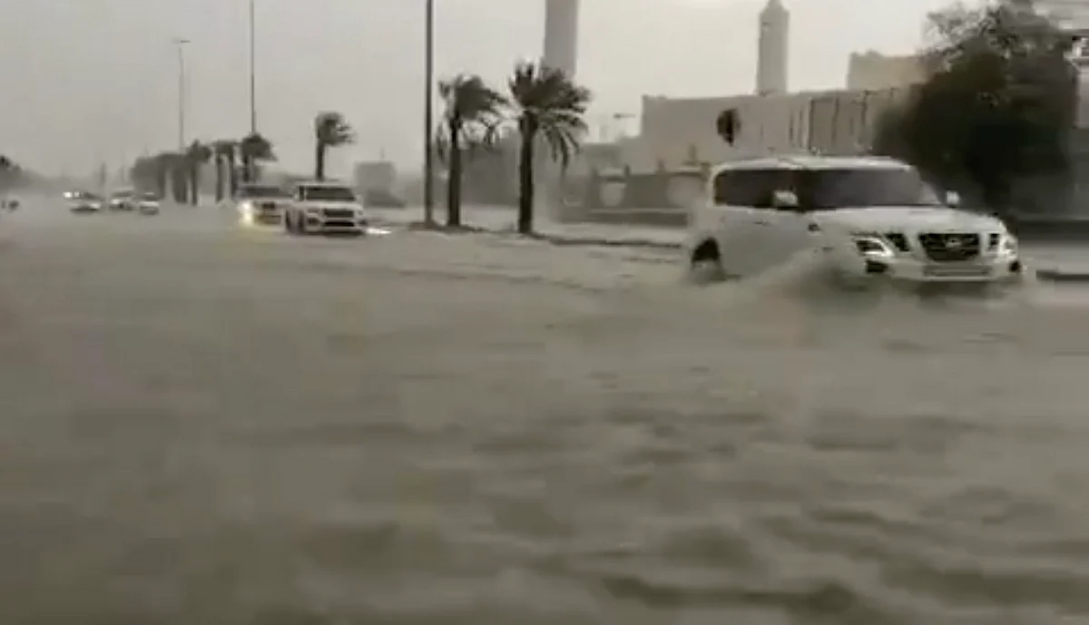Video: Heavy rains, hail, flood lash Al Ain | Khaleej Times