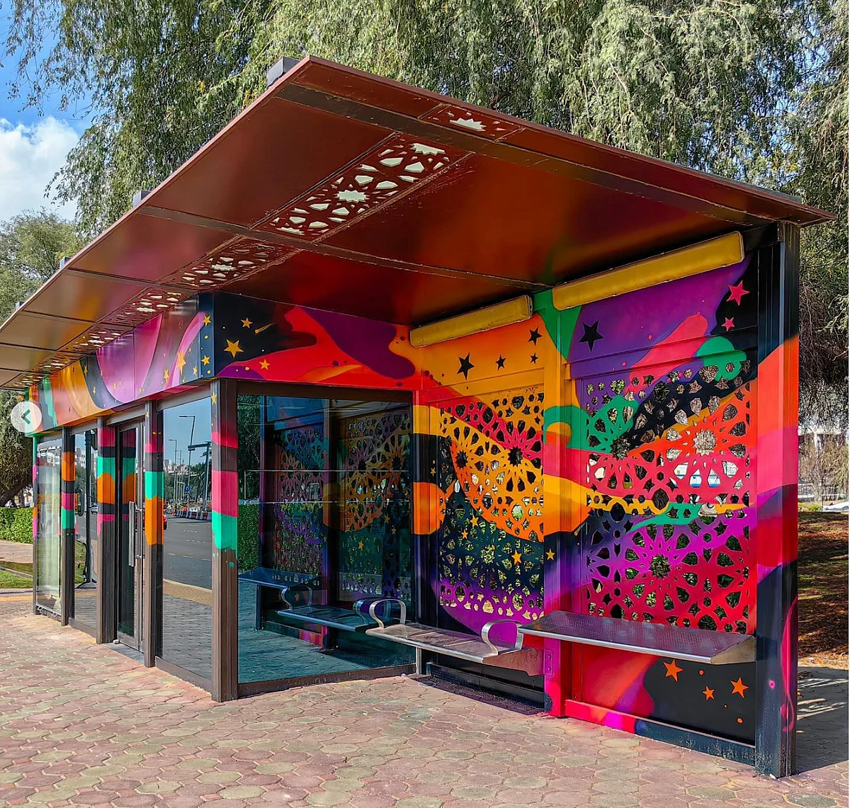 Watch: Abu Dhabi bus stops to sport stunning new murals | Khaleej Times