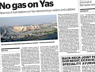 Two gas stations to open on Yas Island | Khaleej Times