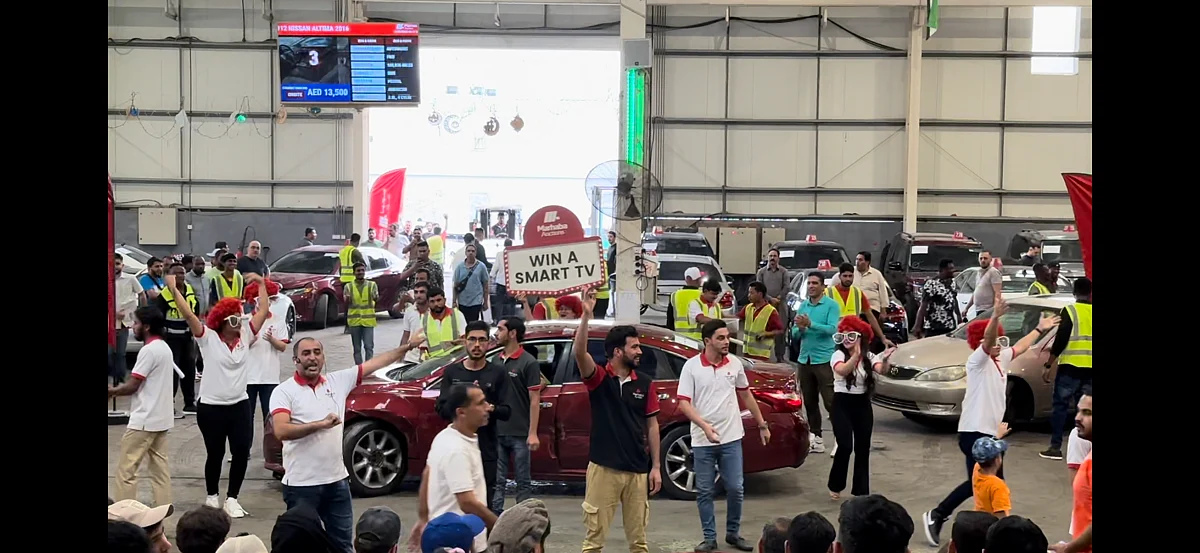 Car auction in UAE: Buyers drive away in vehicle at half-price ...