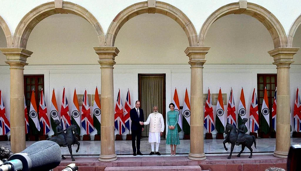 Narendra Modi meets Duke and Duchess of Cambridge | Khaleej Times