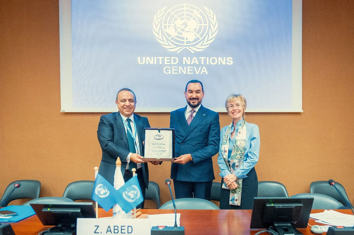 Dr Ziad Khalaf Abd honoured at the United Nations | Khaleej Times
