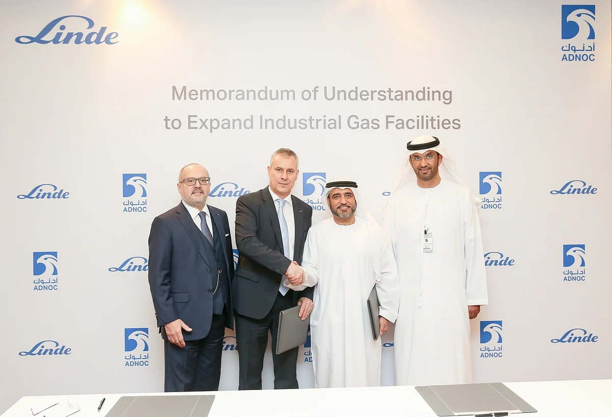 Adnoc and Linde sign agreement