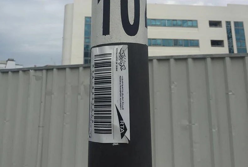 Here's the truth about RTA stickers on Dubai's street lights | Khaleej ...