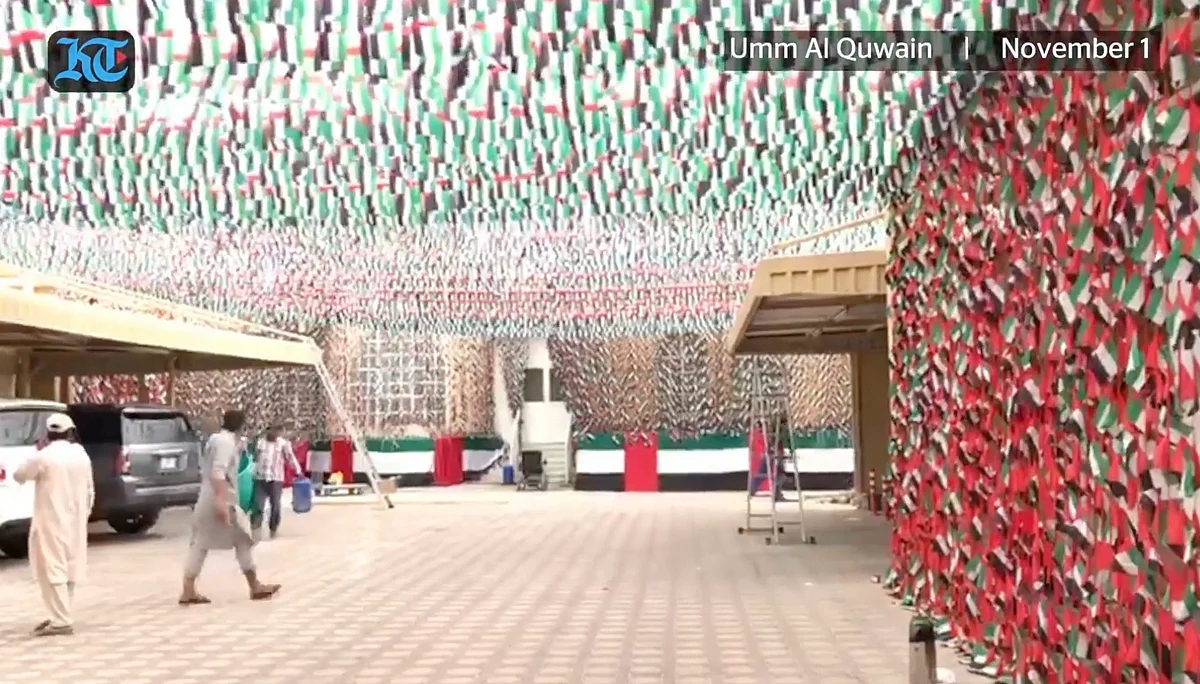 Emirati decorates home with 100,000 UAE flags | Khaleej Times