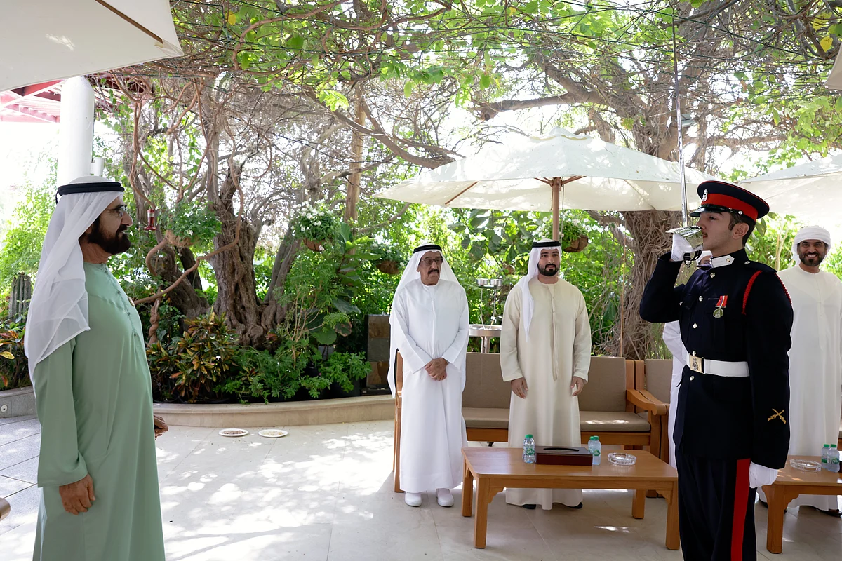 Watch: Dubai Ruler’s grandson presents Sword of Honour to Sheikh ...
