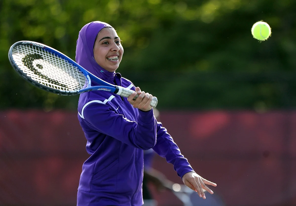 Sporty hijabs encourage Muslim girls to hit field of play